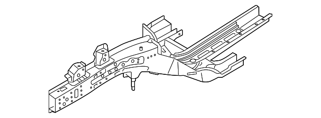 2019-2021 Hyundai Tucson Rail Assembly 64602-D3500 | QuirkParts