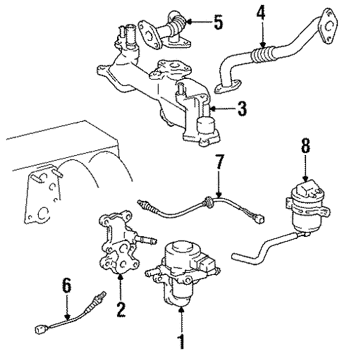 EGR System for 1997 Lexus LS400 | My L Parts