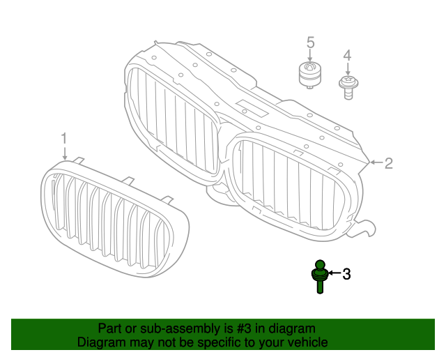 2017-2024 BMW Shutter Adjuster 51-13-7-416-456 | BMWPartsDirect.com
