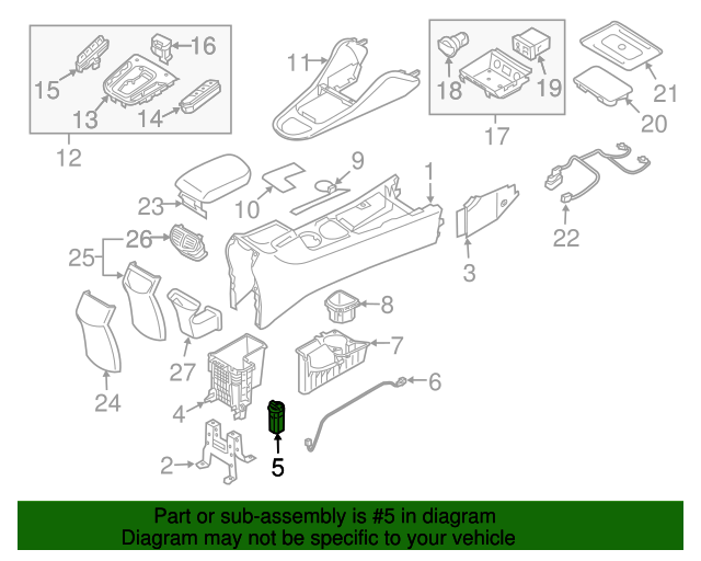 96125-G2000 - Charging Port 2017-2022 Hyundai | AutoNation Parts