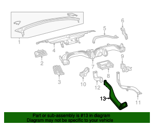 Duct 68161018AA | Mopar Estores