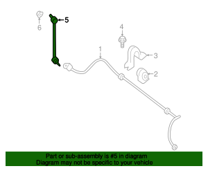 54618-3JA0C - Stabilizer Link - 2009-2020 Nissan | World OEM Parts Nissan