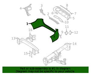 167-880-15-01-9999 - Bumper Cover 2020 Mercedes-Benz GLS 450 | Mercedes ...