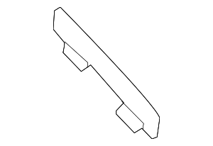 167-885-77-05 - Outer Molding 2020-2023 Mercedes-Benz GLS 450 ...