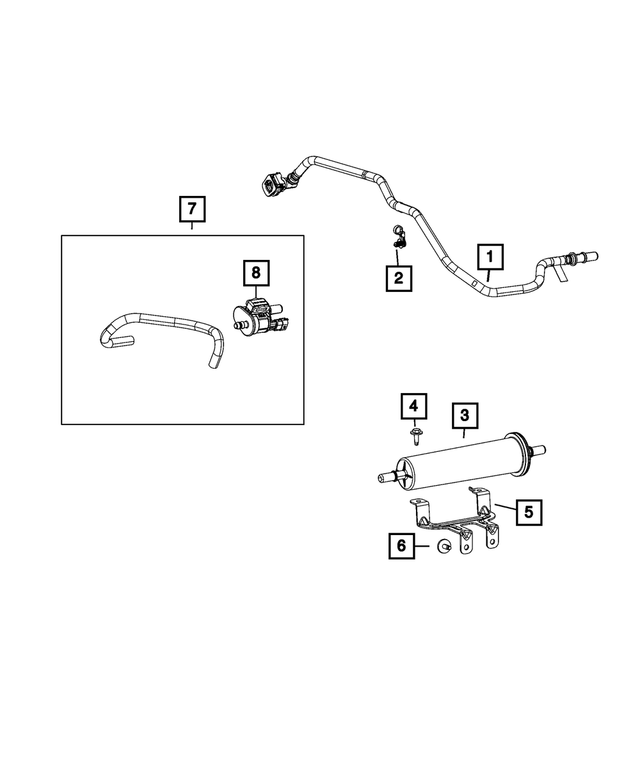 2013-2022 Mopar OEM NEW 2013-2020 Mopar Ram 1500 5.7L Purge Control W ...