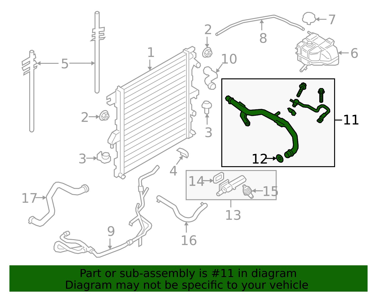 2019-2024 Ford Ranger 2019-2024 Ford Ranger - Water Pipe KB3Z-8592-B ...