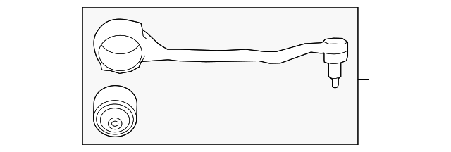 Genuine OEM Ft Lower Control Arm Part# LR144506 Fits 2020-2023 Land ...