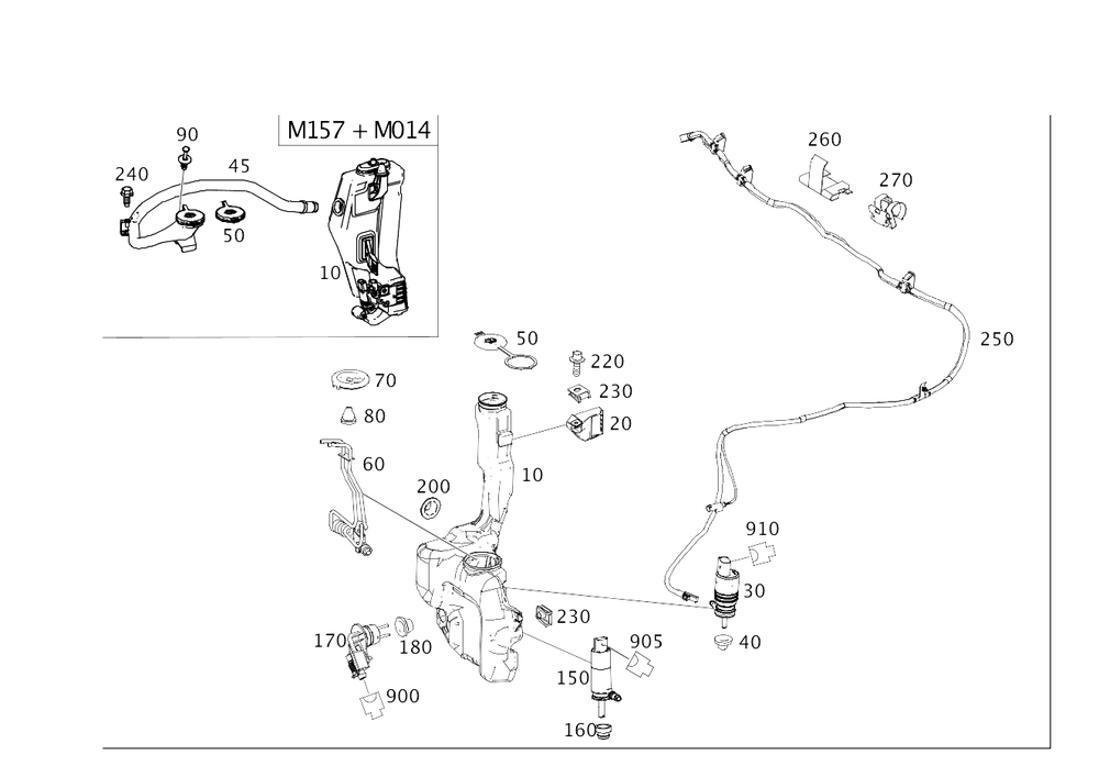 204-869-03-00 - Liquid Reservoir 2006-2018 Mercedes-Benz | Mercedes ...