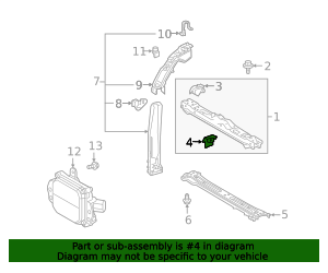 53223-0R050 - Upper Tie Bar Bracket 2019-2024 Toyota | Ourisman Toyota ...