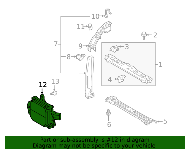 Sensor Assembly Millime 88210-08030 | Toyota Parts Center