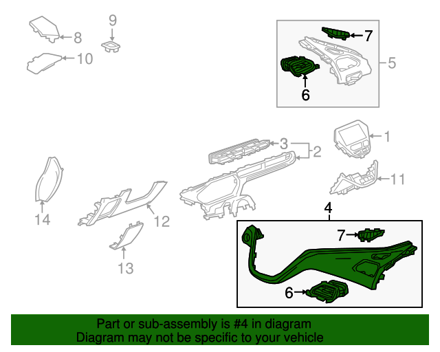 42612779 GM Outer Finish Panel | GM Parts Store