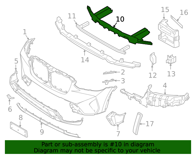 Genuine BMW 51-11-9-850-332 | Impact Bar | FREE Shipping on Most Orders ...