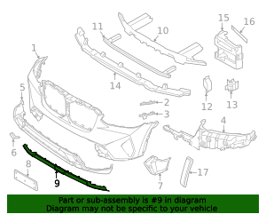 2022-2024 BMW X4 Lower Trim Panel 51119451135 | OEM Parts Online