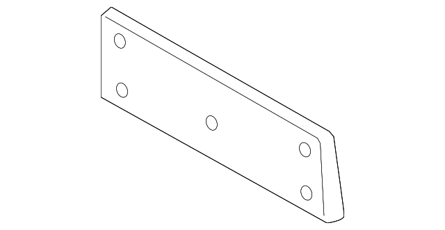 Genuine BMW 51-11-9-451-172 | License Bracket | FREE Shipping on Most ...