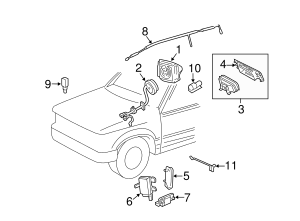 2008-2012 Ford Escape Passenger Inflator Module 8L8Z-78044A74-AB ...