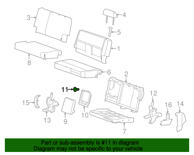 15279406 - Multi-Purpose Pin 2007-2014 GM | Gateway Buick GMC Parts