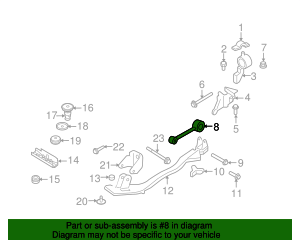 2005-2012 Ford Engine Support Rod 5M6Z-6068-AC | QuirkParts