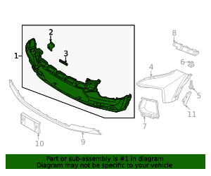 Genuine Bumper Cover for 2022-2024 Hyundai Santa Cruz | Part# 86560 ...