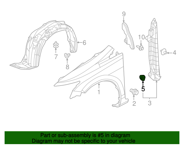 95551-25000 - Plug, Blind (25MM) - 2000-2021 Honda | Honda Factory Parts