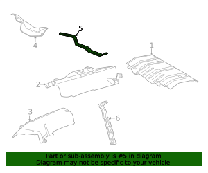 2019-2024 Toyota Bracket 58723-0R070 | Toyota Parts Center