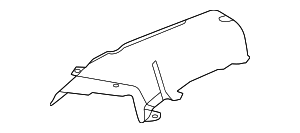 2019-2024 Toyota Exhaust Heat Shield 58153-0R020 | Toyota Parts Center