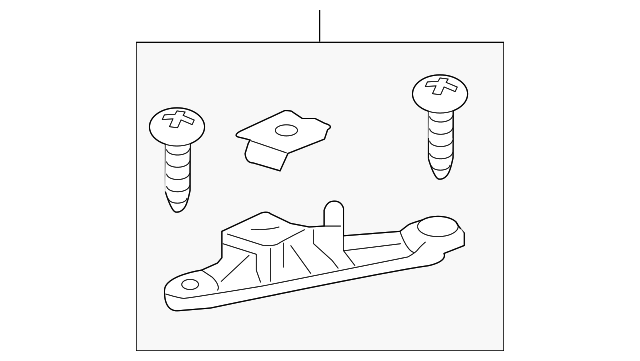 06150-TA0-A01 - Bracket Kit, L Headlight Mounting (A) - 2008-2012 Honda ...