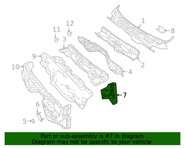 2019-2024 Ram Corner Trim 68362461AE | Mopar Parts Canada