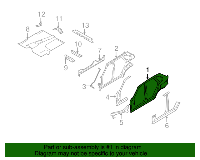 Genuine BMW 41-21-7-178-419 | Uniside Assembly | FREE Shipping on Most ...