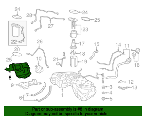 2014-2024 Lexus Tank Shield 77606-53050 | OEM Parts Online