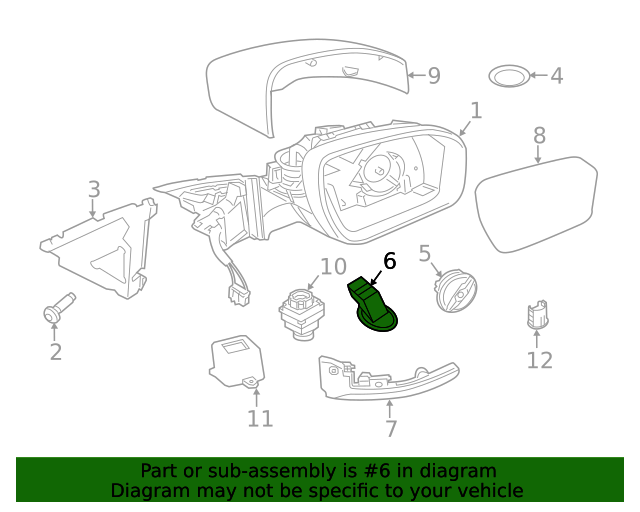 2018-2023 Land Rover Range Rover Velar Puddle Lamp LR093161 | OEM Parts ...