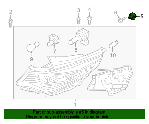 2003-2020 Kia OEM NEW 2003-2020 Kia Optima Left Or Right Headlamp ...