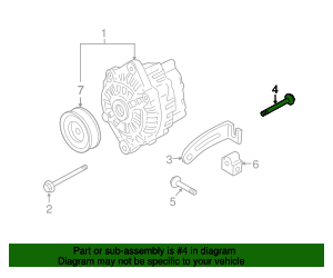37462-22000 - Mount Bracket Adjust Bolt 2004-2023 Kia | Kia.Parts Store