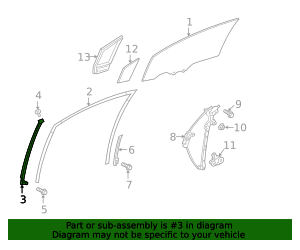2019-2025 Toyota Front Guide 67401-02030 | Toyota Parts Center