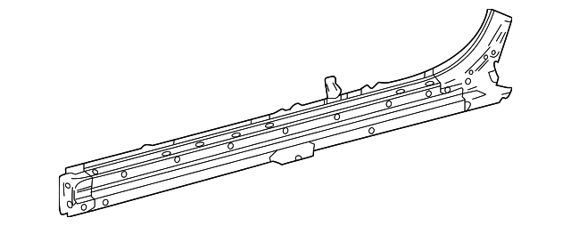 2021-2024 Toyota Mirai Rocker Reinforced 61402-62900 | Toyota Parts Center