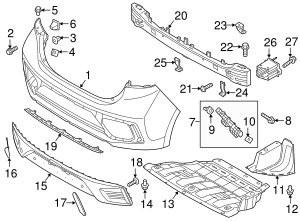 2020-2021 Hyundai Ioniq Under Cover 86691-G7500 | OEM Parts Online