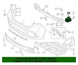 2017-2021 Hyundai Ioniq Stay Bracket 86642-G7000 | Hyundai Wholesale Direct