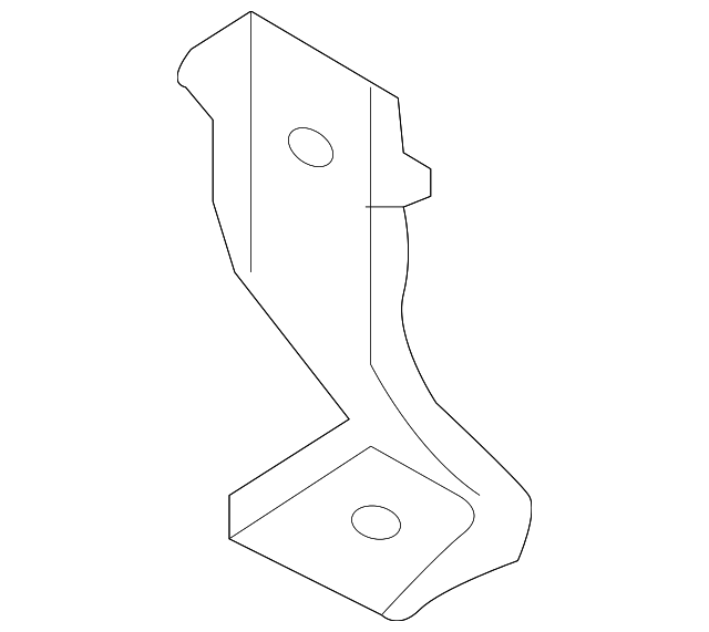 2017-2021 Hyundai Ioniq Impact Bar Lower Bracket 86637-G7000 | QuirkParts