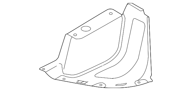 2017-2021 Hyundai Ioniq Bumper Splash Shield 86696-G7000 | QuirkParts