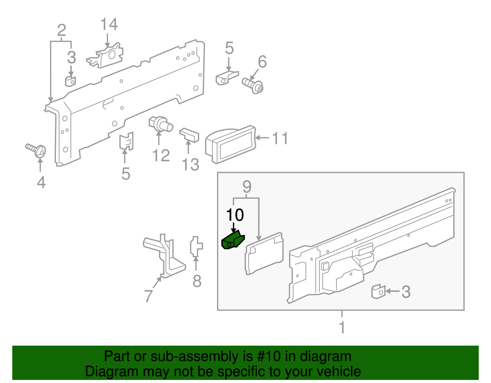 71509-SZA-A01 - Access Cover Latch 2017-2025 Honda Ridgeline | Honda ...
