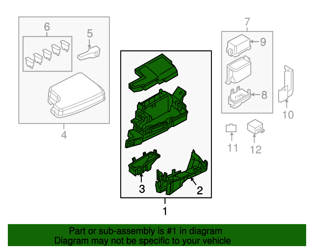 2016-2021 Mazda Fuse & Relay Box TK48-66-760 | OEM Parts Online