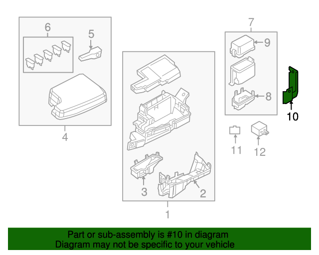 2016-2023 Mazda CX-9 Mount Bracket KD45-67-B1XA | Florida Mazda Parts