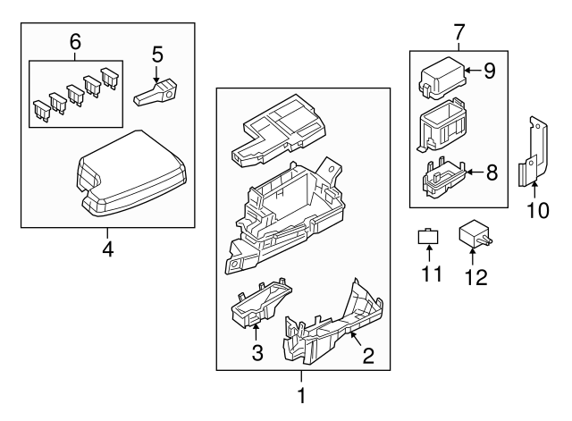 2016-2021 Mazda Fuse & Relay Box TK48-66-760 | OEM Parts Online