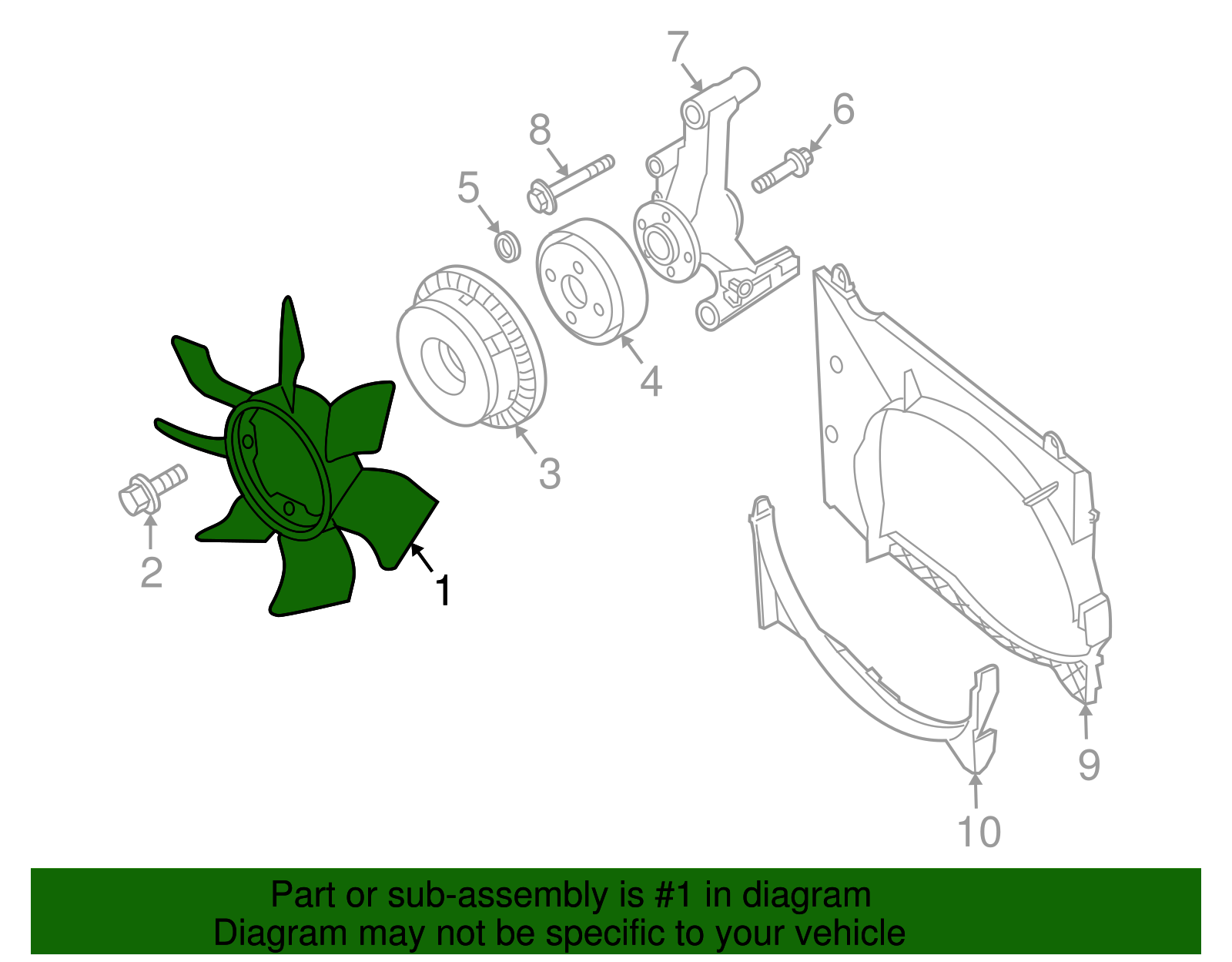 2005-2021 Nissan Fan Blade 21060-EA200 | Ziegler Nissan of Orland Park