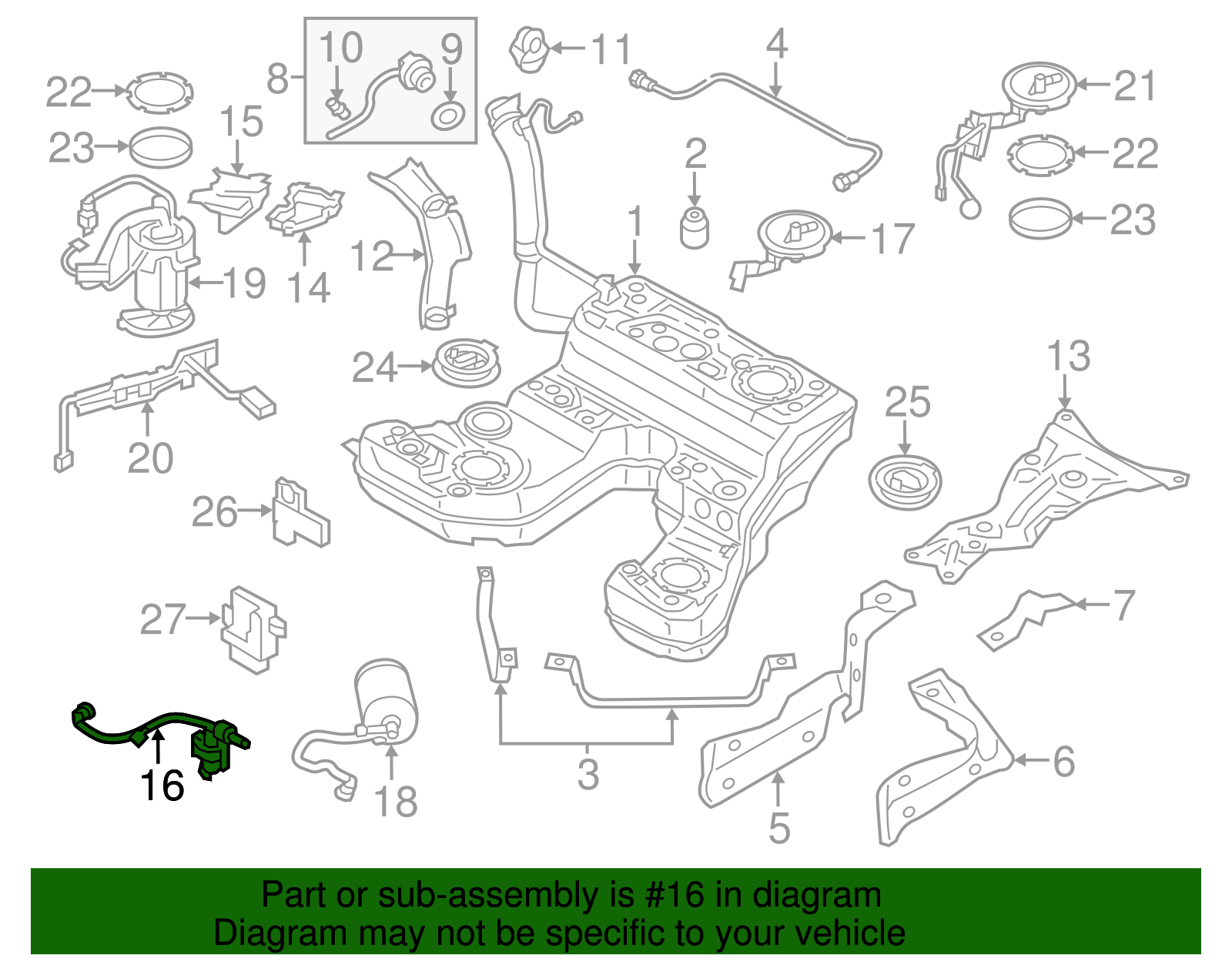 2013-2016 Audi Pressure Regulator 057-130-764-AE | OEM Parts Online