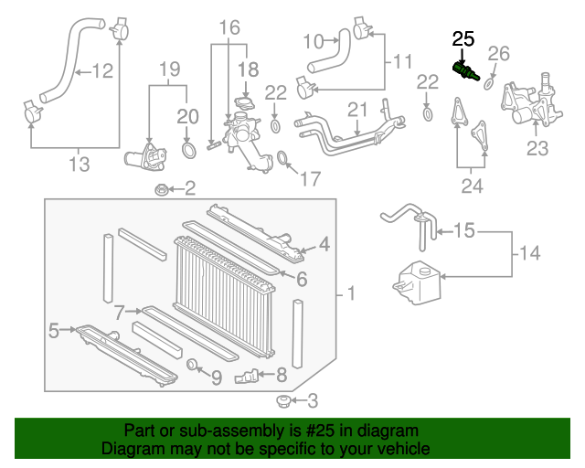 89422-06010 - Engine Coolant Temperature Sensor 2006-2008 Lexus ...