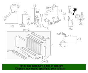 1992-2023 Lexus Engine Coolant Temperature Sensor O-Ring 90430-12005 ...