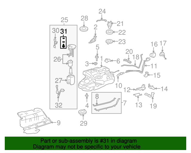 2011-2018 Toyota Fuel Injection Pressure Regulator 23280-38020 | Toyota ...