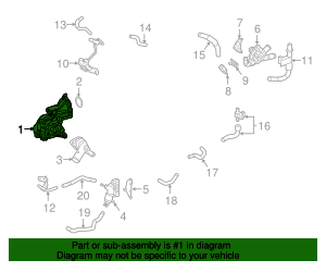 2018-2024 Toyota Water Pump 16032-F0011 | OEM Parts Online