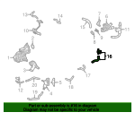 2018-2025 Toyota New OEM Genuine Toyota Coolant Bypass valve & Hose ...