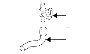 2018-2025 Toyota By-Pass Hose 16260-F0021 | Toyota Parts Center